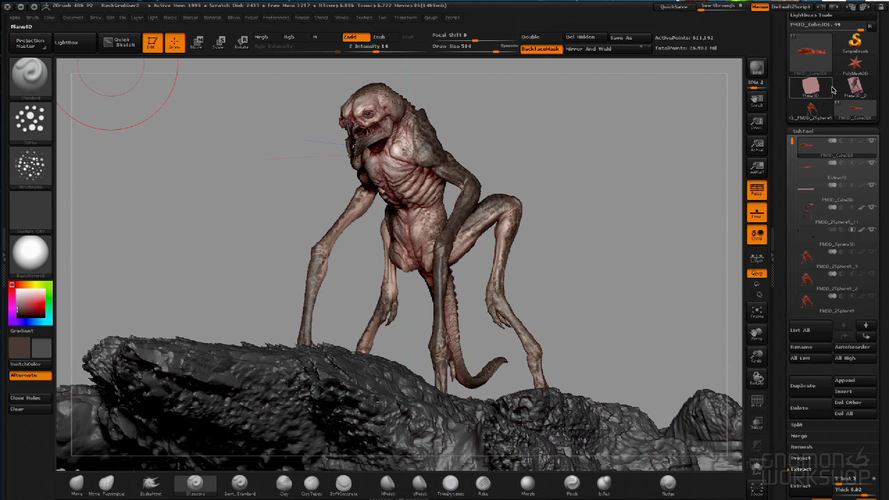 alien earth creature design